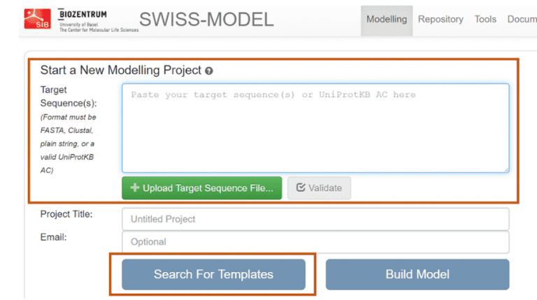 Modelagem de proteínas usando SWISS-MODEL – BIOINFO