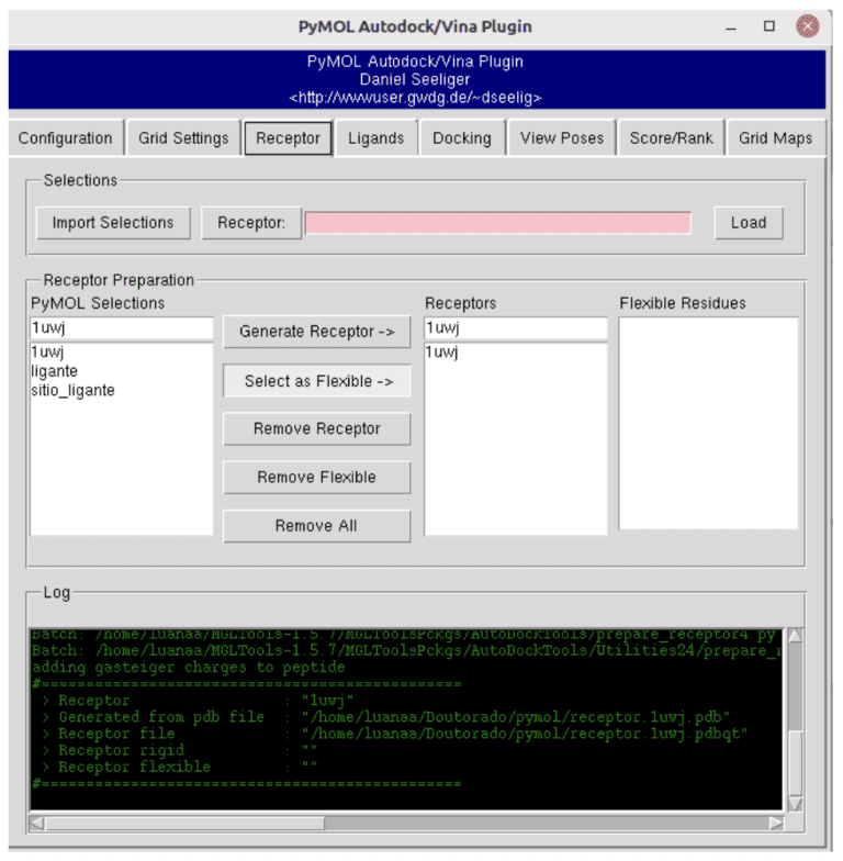 Re-docking Molecular Utilizando o PyMOL e AutoDock VINA – BIOINFO